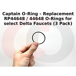 Captain O-Ring – Replacement RP44648 / 44648 O-Rings for Select Delta Faucets (3 Pack)