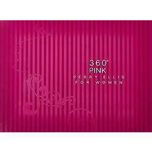Perry Ellis 360 Pink for Women Gift Set (Eau de Parfum Spray 3.4 Ounce, Lotion, Shower Gel, Eau de Parfum Spray 0.25 Ounce)