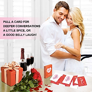 UMONIE Conversation Cards for Couples, Fun Questions Couples Games for Date Night, Cards Game for Couples to Strengthen Relationships, Romance, Trust - Valentine's Day Couples Gifts for Him/Her/Them