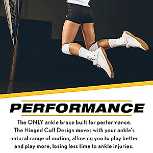 Ultra Zoom® Ankle Brace for Injury Prevention & Recovery, Custom Form-Fit, Maximum Support with 100% Mobility