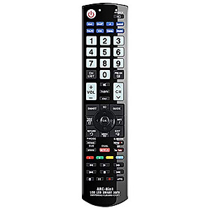 Gvirtue Universal Remote Control ARC-8in1 for Samsung, Vizio, LG, Sony, Sharp, Panasonic,Toshiba, Philips LCD LED 3D Smart TVs