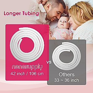 Nenesupply Tubing Compatible with Spectra S2 Spectra S1 Spectra 9 Plus Replace Spectra Tubing Ameda Tubing Avent Tubing Replace Spectra Pump Parts Replace Spectra S2 Accessories