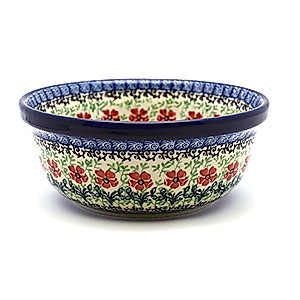 Polish Pottery Bowl - Soup and Salad - Maraschino