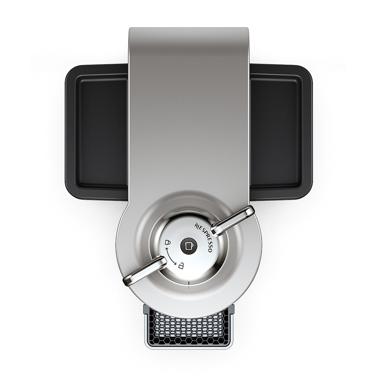 Nespresso Vertuo Coffee and Espresso Machine by De'Longhi, 1597 milliliters, Silver