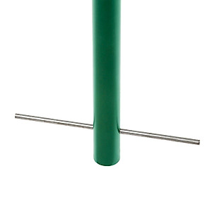 Global Industrial Wave Bike Rack, Green, Below Ground Mount, 9-Bike