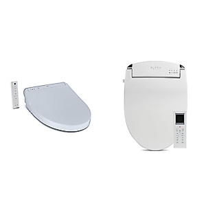 TOTO SW3036R#01 WASHLET K300 Electronic Bidet Toilet Seat & ALPHA BIDET JX Elongated Bidet Toilet Seat