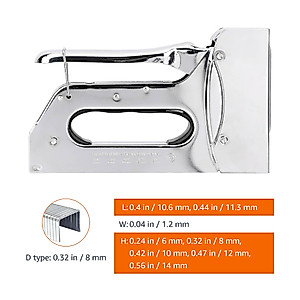 Amazon Basics Manual Staple Gun Stapler with 1000 Staples