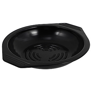 Hemoton Stone Bowl Trivet Bibimbap Bowl Tray Melamine Hot Pot Holder Mats for Korean Dolsot Soup Bowl Heat Resistant Pads Black