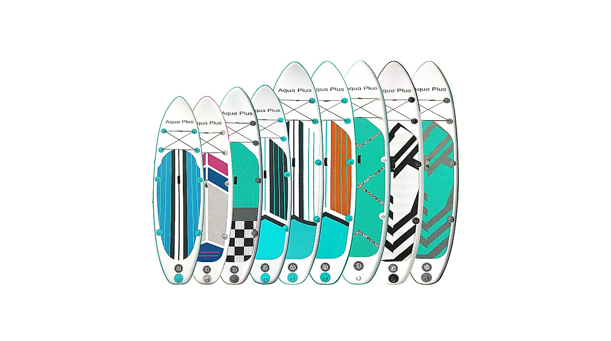 Aqua Plus 6-inch Inflatable SUP for All Skill Levels | Portable & Stable