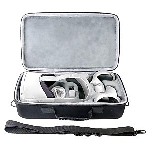 co2CREA Hard Case Replacement for Oculus Meta Quest 1 2 Advanced Virtual Reality Headset