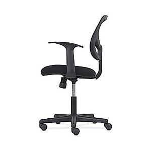 HON BSXVST102 Sadie Swivel Mid Back Mesh Task Arms-Ergonomic Computer/Office Chair (HVST102), Black