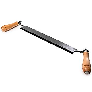Biltek 13" Straight Draw Shave Tool Knife - Bark Peeler, Drawknife, Drawing Knife, Draw Shave, Shaving Knife