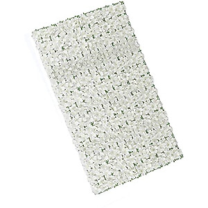 HACSYP Expandable Faux Privacy Fence Artificial Ivy Fence Screening 19.6″×118″ | Artificial Ivy Mesh Flower Fence Garden Rattan Fence Balcony Mesh Outdoor Wedding Decoration (Color : White)