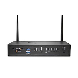 Sonicwall TZ370W Secure Upgrade Plus - 3YR Advanced Edition (02-SSC-6835) | TZ370W Wireless Network Security Appliance with 3 Year Advanced Protection Service Suite | Next-Generation Firewall