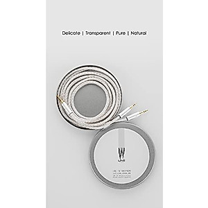 Moondrop LINE V/W 6N Single Crystal Copper Silver-Plated Litz Earphone Upgrade Cable IEMs (LINE W)