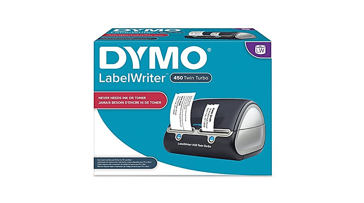 DYMO LabelWriter 450 Twin Turbo Printer - Fast Ink-Free Labeling