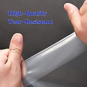 5 Pack 40*60 inches 2Mil Clear Plastic Storage Bags Dustproof Moistureproof Jumbo Moving and storage bag for Blanket Clothes and Big Plush Toys Luggage, Suitcase, Comforter, Chair, Kids Bike,Reusable