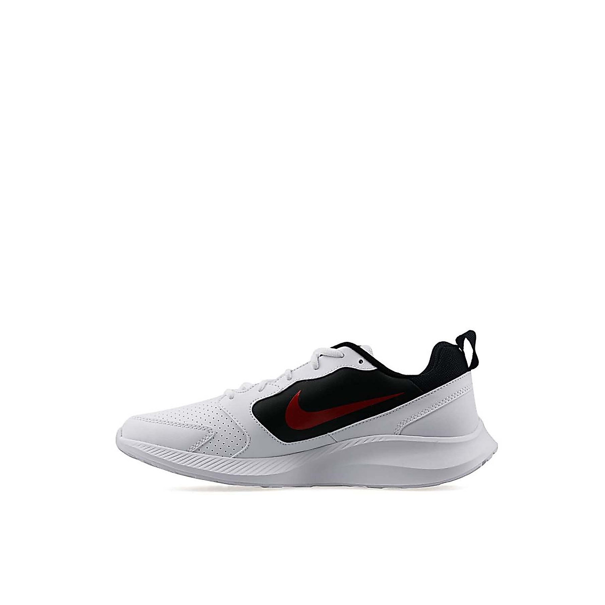 Nike men's Todos Running Shoe, White/Univ red-black, 10 Regular US