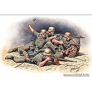 GERMAN INFANTRY, EASTERN FRONT BATTLE SERIES 5 FIGURES 1/35 MASTER BOX 35102