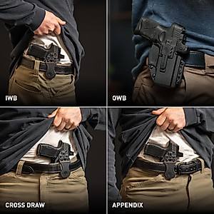 Alien Gear Photon Holster - IWB or OWB, Right or Left Hand, Optics Ready, Compact Light or No Light Options - Multiple Fitments Available