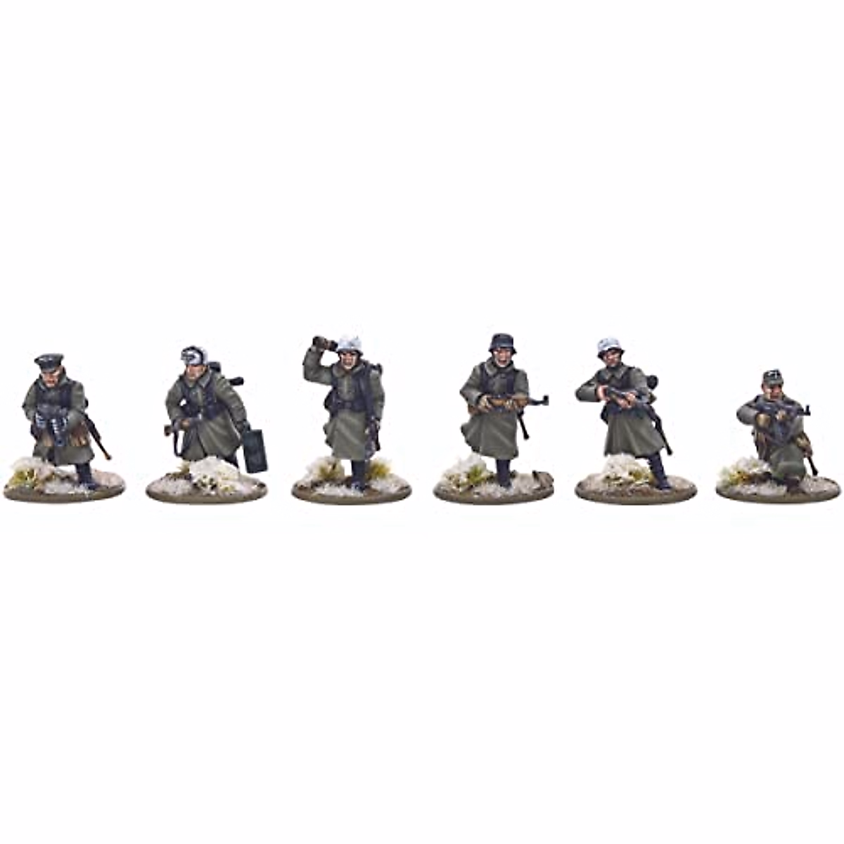 Bolt Action Winter German Grenadiers Infantry 1:56 WWII Military Wargamimg Plastic Model Kit