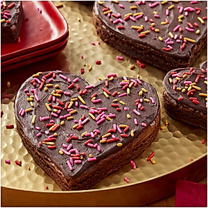 Wilton From The Heart Nesting Cookie Cutter Set, from Bite Sized to 5-inch Heart Cookies, Share the Love of Baking, 4-Piece Set