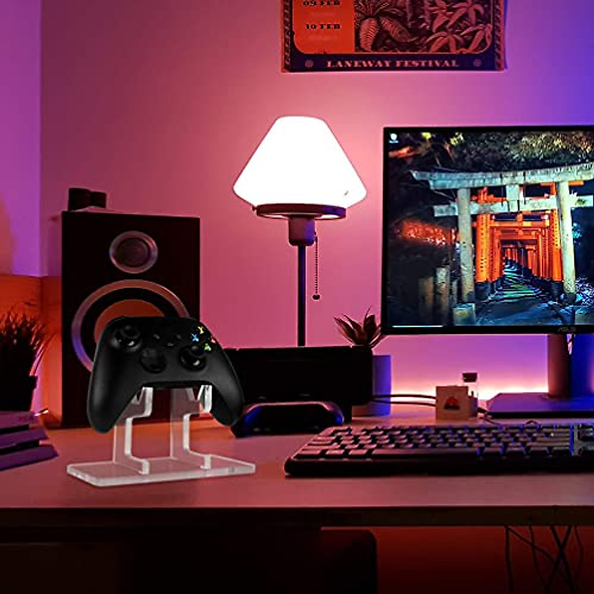 MILISTEN Acrylic Gamepad Game Controller Stand for Desktop Screen