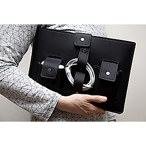 Handmade MacBook Bag for 13" 15" 16" MacBook Pro/Air, Laptop Organizer with Mouse & Charger Pockets