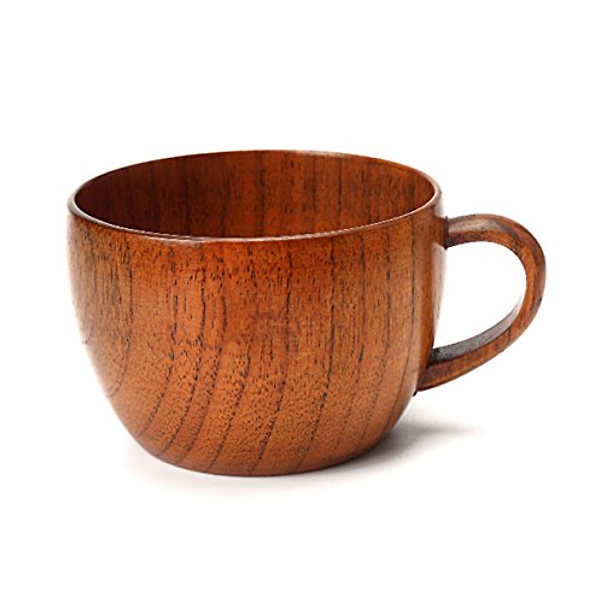 Emoyi Wood Coffee Mug Wooden Mug Tea Cup 100ml,Set of 2