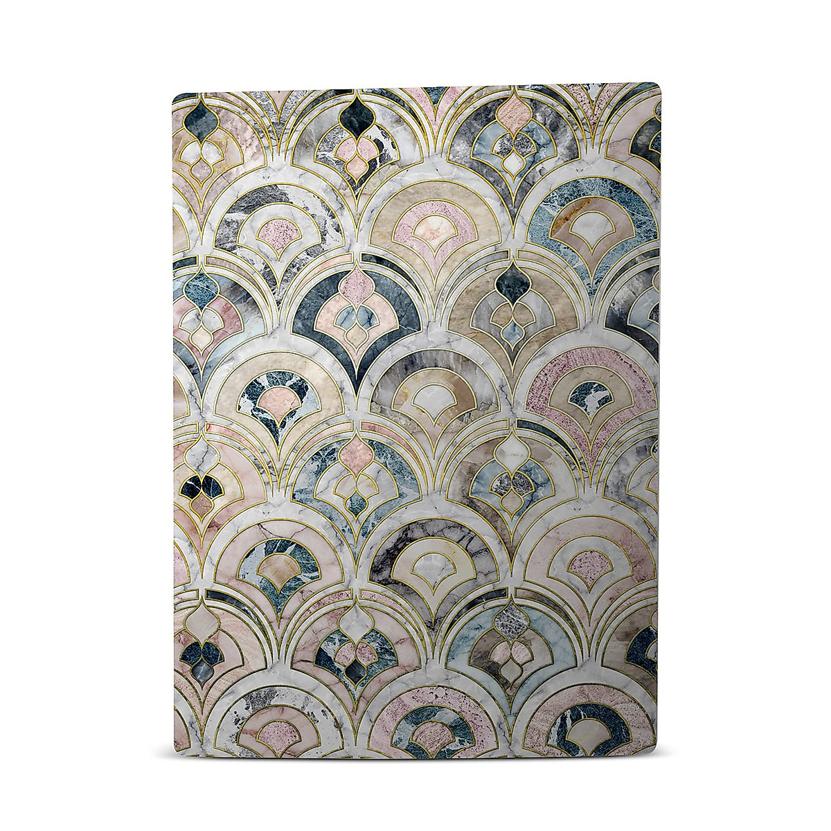 Head Case Designs Officially Licensed Micklyn Le Feuvre Art Deco Tiles In Soft Pastels Art Mix Vinyl Faceplate Sticker Gaming Skin Decal Cover Compatible With PS5 Disc Console & DualSense