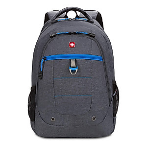 SwissGear 5918 Laptop Backpack, Grey, 17.75-Inch