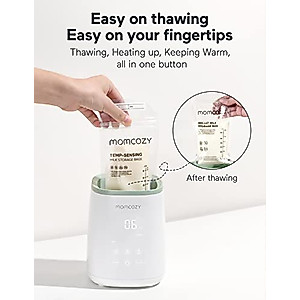 Momcozy Breastmilk Storing Bags 50pcs & Momcozy Smart Baby Bottle Warmer