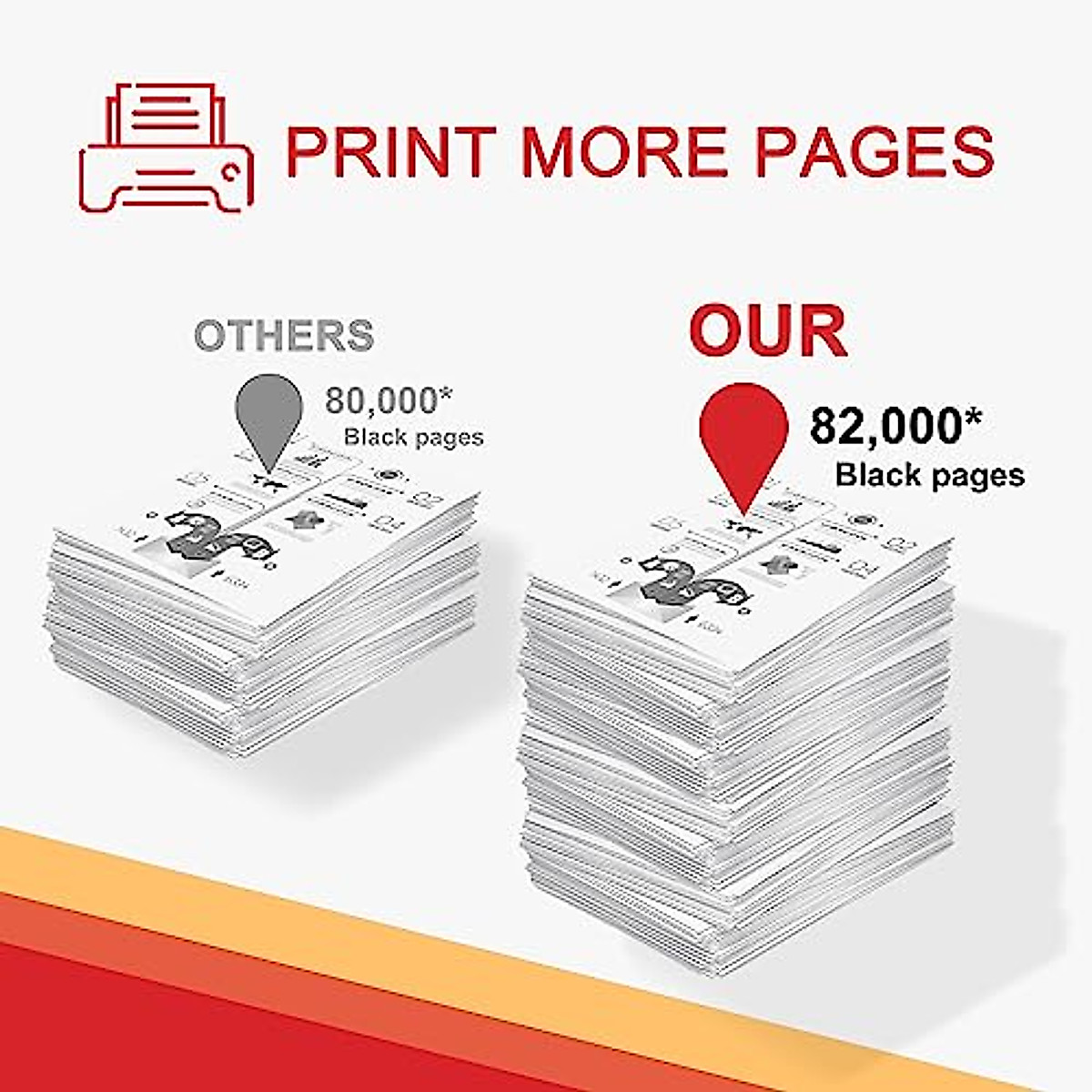 2-Pack GPR33 2792B003AA Black Toner Cartridge High Yield Compatible GPR33 Replacement for Canon ImageRunner Advance C7055 C7065 C7260 C7270 Printer