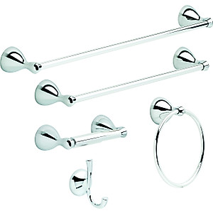 DELTA FAUCET FNDS35-PC Foundations Robe Hook, Polished Chrome