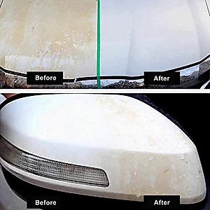 Car Wax Crystal Plating Set, Car Coating Wax Hard Glossy Carnauba Wax Coating Care, Car Scratches Fast Repair with Waxing Sponge and Towel (2Pack)