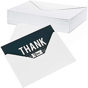 Best Paper Greetings 48 Pack Masculine Thank You Cards for Men with Envelopes for Work, Business, 6 Retro Designs, Blank Inside (4 x 6 In)