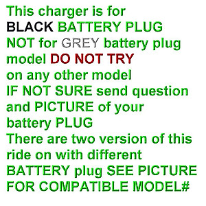 KHOI1971 Wall Charger AC Adapter Compatible with Mossy Oak Break UP Infinity Ride on KT1210WM KT1210 ATV Quad 6V-Volt Battery