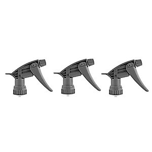 Tolco 28mm Gray Chemical Resistant Spray Head 9-1/4" Dip Tube (3-Pack)