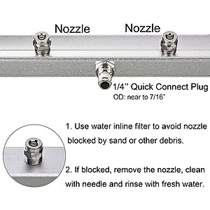 M MINGLE 14'' Pressure Washer Surface Cleaner Attachment, Pressure Washer Undercarriage Cleaner, Under Car Wash