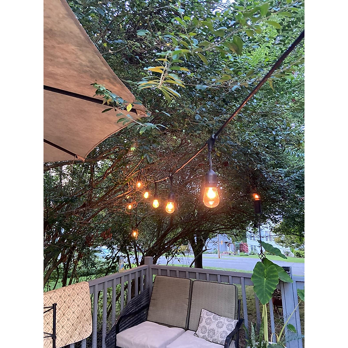 Rolay 11W Outdoor String Light Bulbs, S14 Incandescent Replacement Bulbs for Outdoor Patio String Lights with E26 Base, Pack of 16