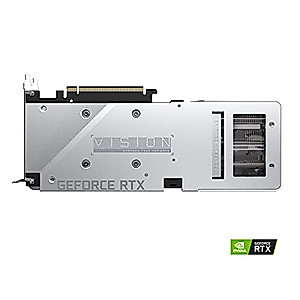 GIGABYTE GeForce RTX 3060 Vision OC 12G (REV2.0) Graphics Card, 3X WINDFORCE Fans, 12GB 192-bit GDDR6, GV-N3060VISION OC-12GD Video Card