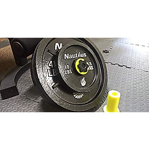 Olympic Plate to Standard Bar Adapters (Black, 1/2")