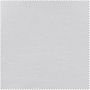 HPD Half Price Drapes Extra Wide Faux Silk Blackout Curtains 108 Inches Long for Bedroom & Living Room Vintage Textured Blackout Curtain (1 Panel), 100W x 108L, Ice