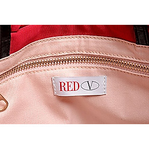 Red Valentino Women's True Red Bows Decorated Tote Shoulder Bag