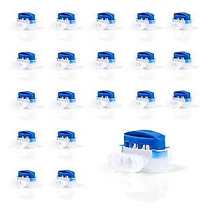 AIEX 20pcs Waterproof Cable Connectors Electrical, Resin Filled Robotic Lawn Mower Wire Cable Connector for Outdoor Garden Irrigation Machines Applications