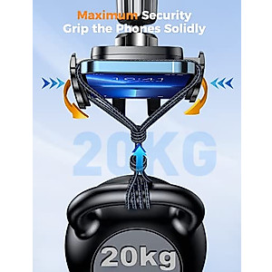 Anwas Car Phone Holder Mount [Big Phone & Thick Case Friendly ] Universal Air Vent Car Mount, Hands Free Cell Phone Holder for Car Compatible with All iPhones & Android Smartphones