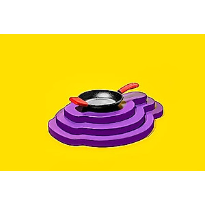 Lodge BOLD Silicone Assist Handle Holder - Dishwasher Safe Hot Handle Holder Upgraded Design for Lodge BOLD Products Only - Heat Protection Up to 450° - Vibrant Red