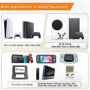 JOREST 33Pcs Precision Screwdriver Set, Tool Kit with Security Torx T5 T6 T8 T9, Triwing Y00, Star P5, etc, Repair for Ring Doorbell, Laptop, Switch, PS4, Xbox, Macbook, iPhone, Watch, Glasses, etc