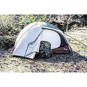 SGT KNOTS Large Tent Stakes - Heavy Duty Camping Stakes for Tents - Yellow Canopy Stakes, Plastic Tent Garden Stakes - Professional Grade Stakes for Hiking, Gardening, Backpacking I 9 Inch, 50 Packs