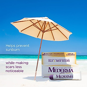 Mederma Scar Cream Plus SPF 30, Sunscreen, Protects from Sun Damage, Reduces The Appearance of Scars, (20 g), 0.7 Ounce